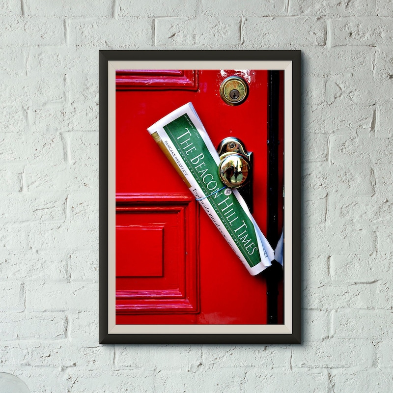 Red Door Print - Etsy