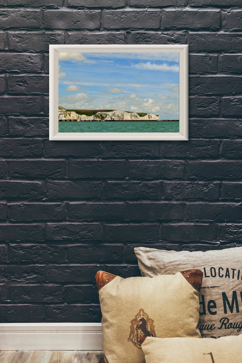 White Cliffs of Dover England Travel Poster Instant Download - Etsy