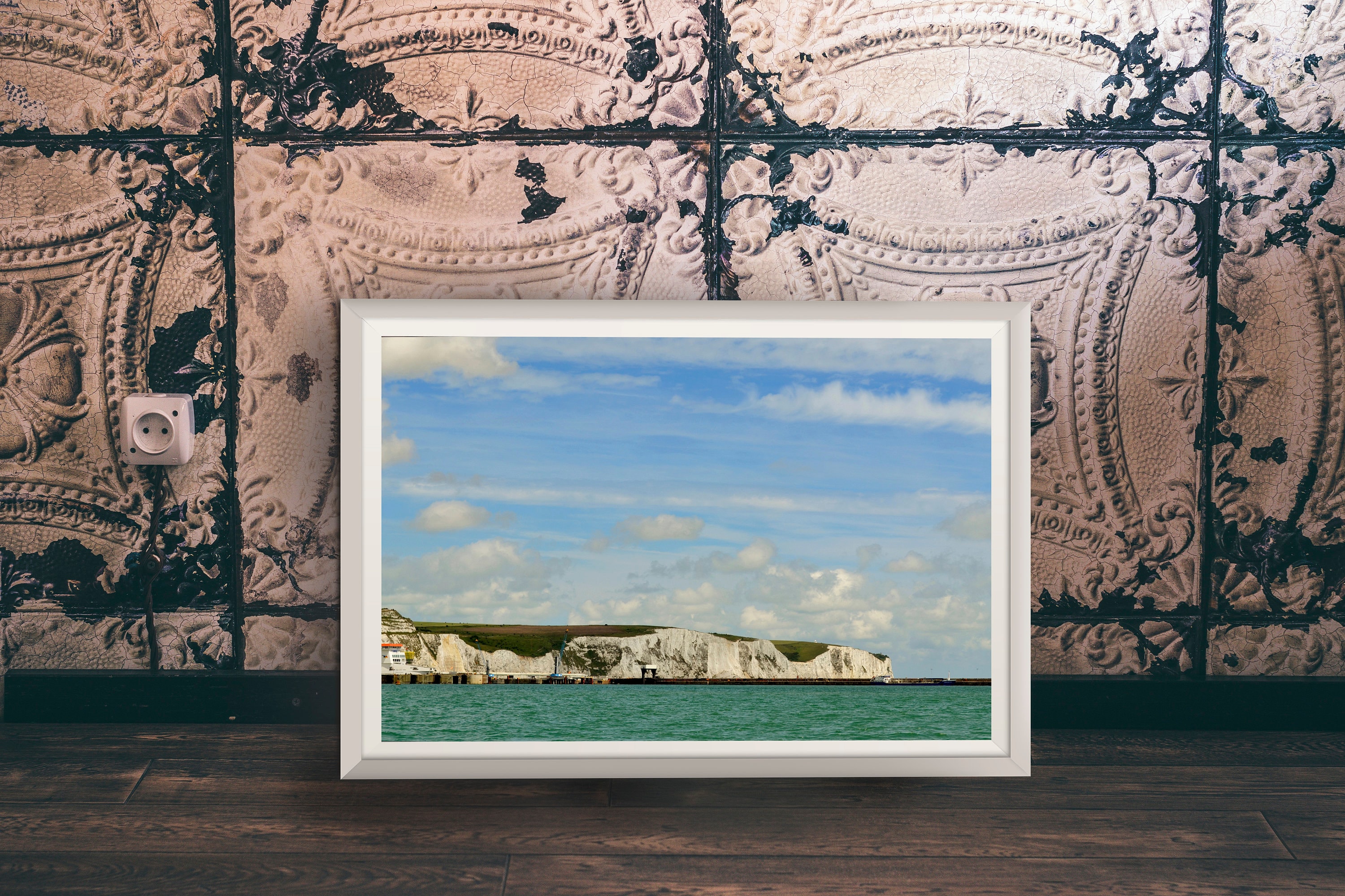 White Cliffs of Dover England Travel Poster Instant Download Nature ...