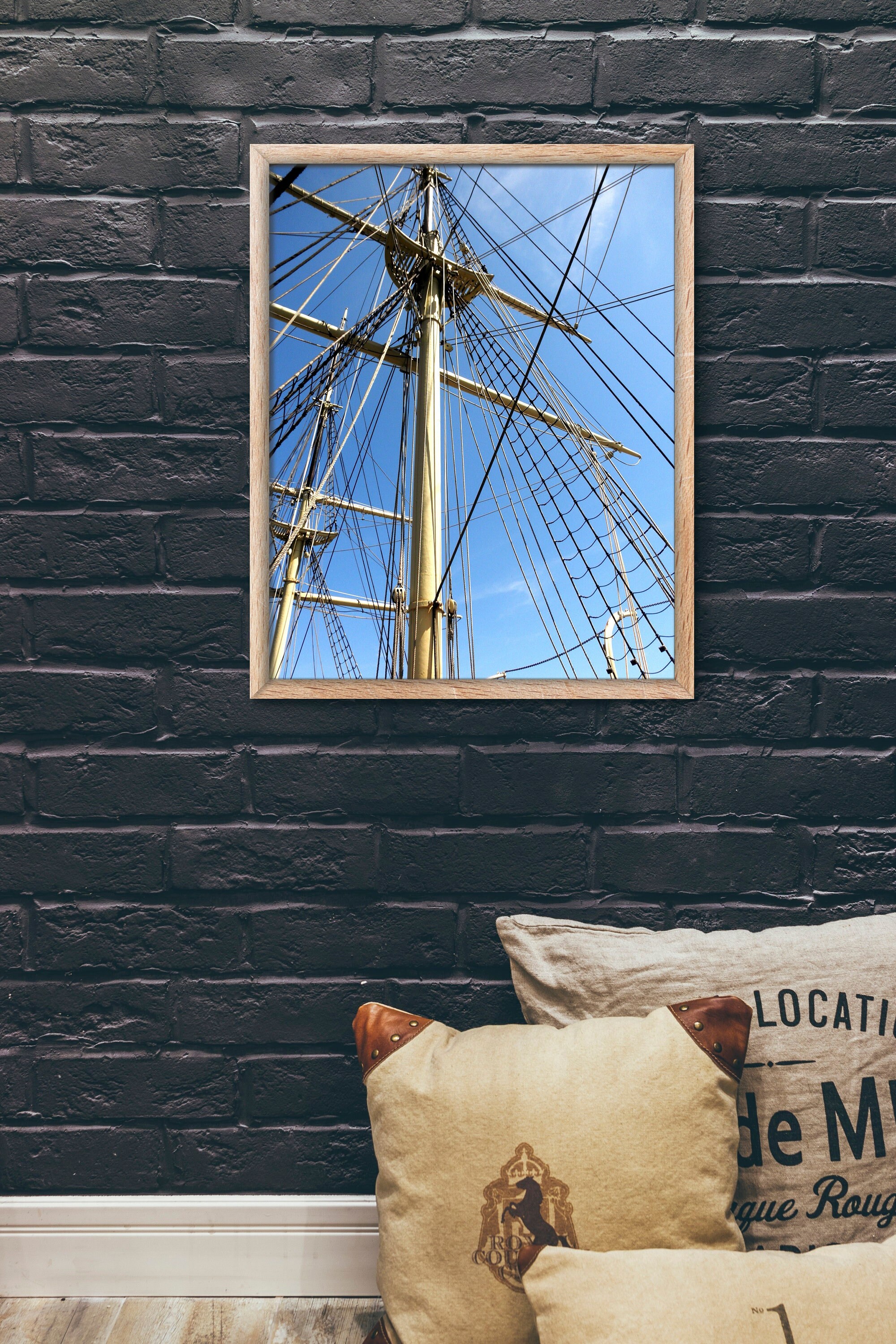 Nautical Decor Boat Art Yacht Print Instant Download Sailing Gift for ...