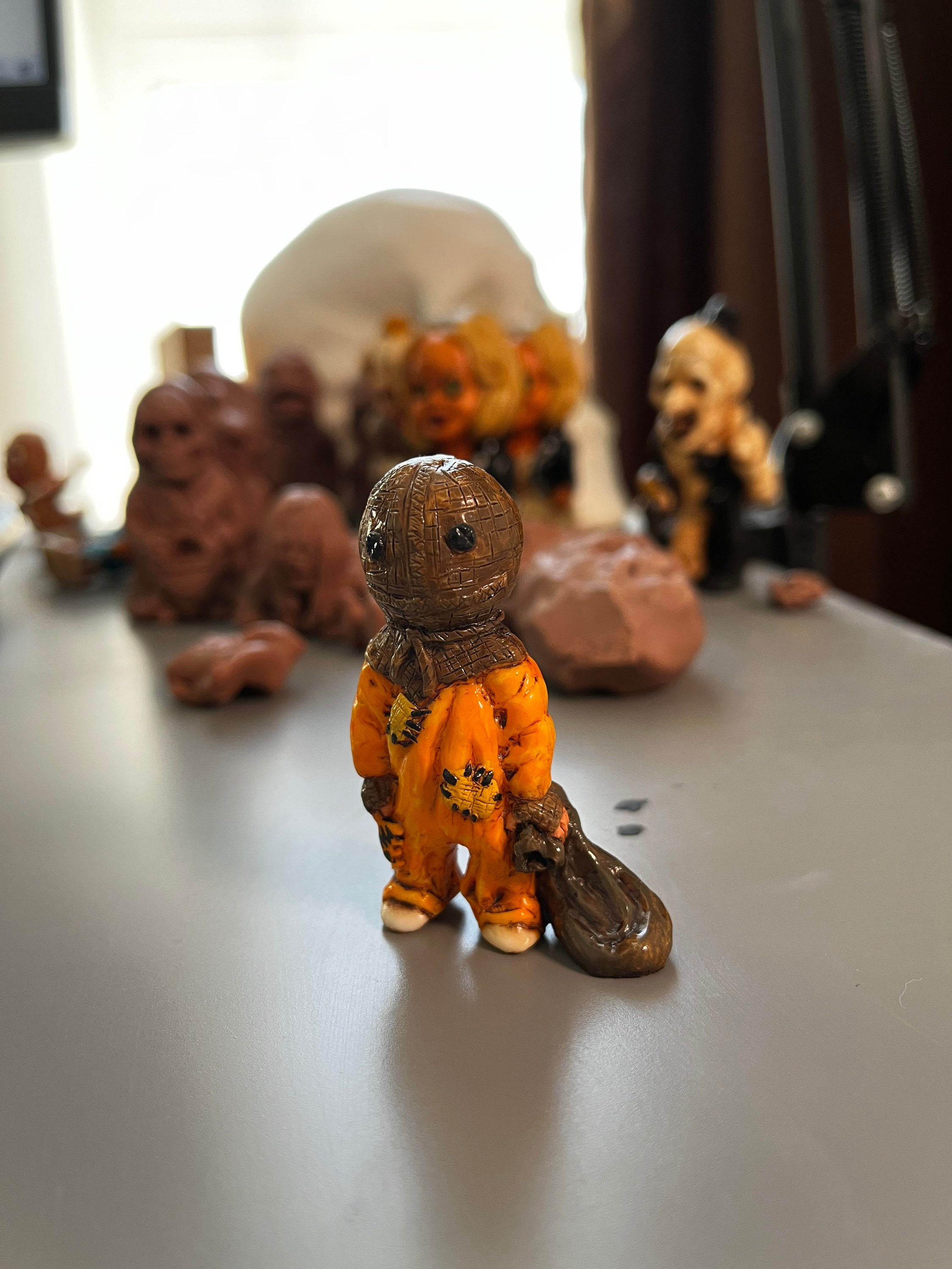 Sam Horror Halloween Art Toy Maniac Figure Trick 'r - Etsy