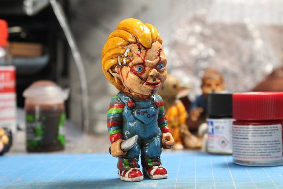 Chucky Horror Art Toy Slasher Figure Collectible Toy - Etsy