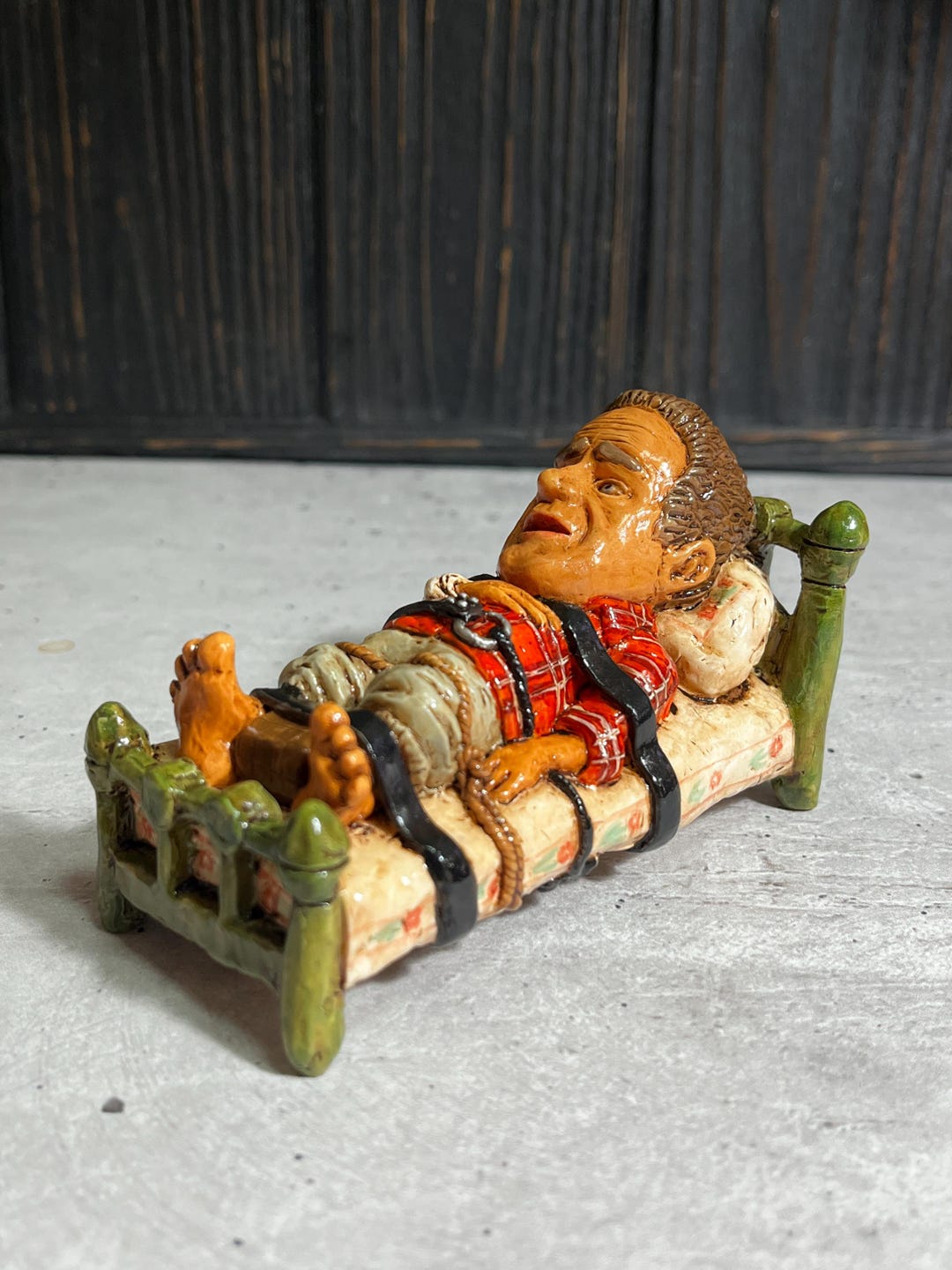Resin Injured Writer Figurine, Horror Collectible Toy - Etsy