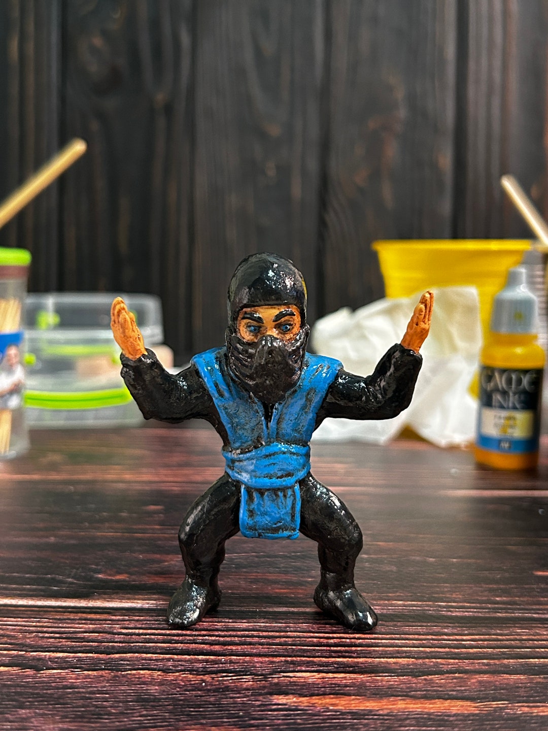 Mortal Kombat, Sub-zero, Slasher, Horror, Halloween, Art Toy, Figure - Etsy