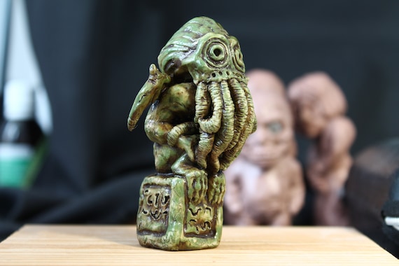 Cthulhu Horror Art Toy Figure Halloween - Etsy