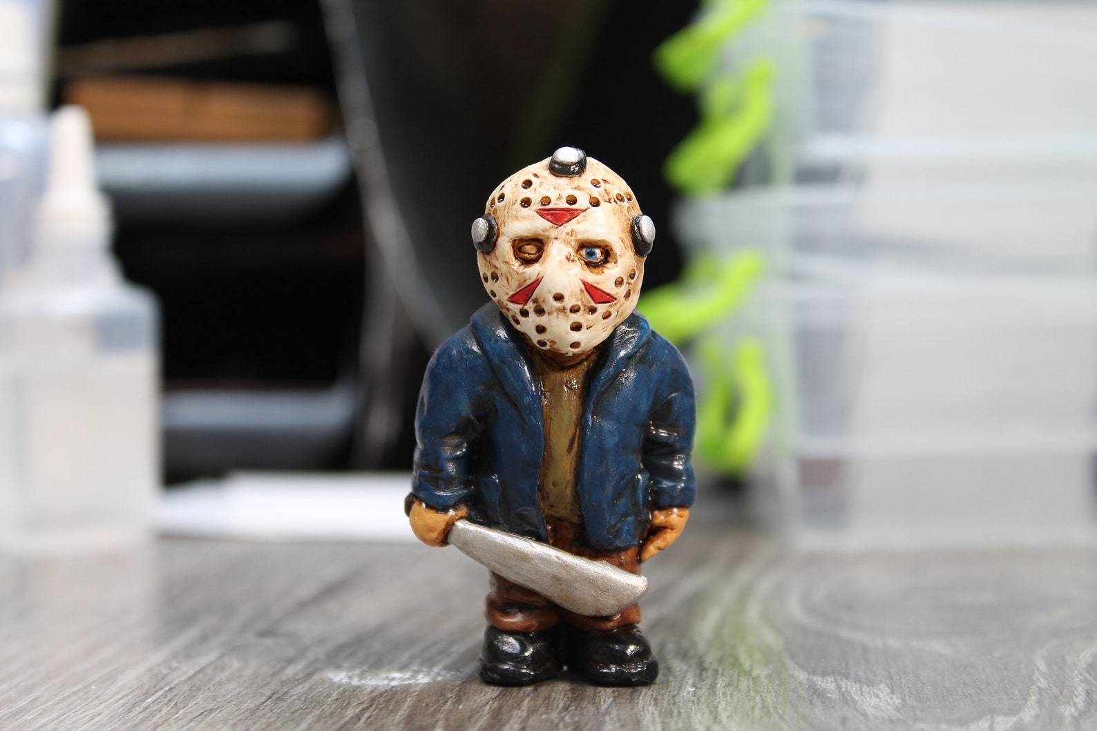 Jason Voorhees Horror Halloween Art Toy Maniac Figure | Etsy