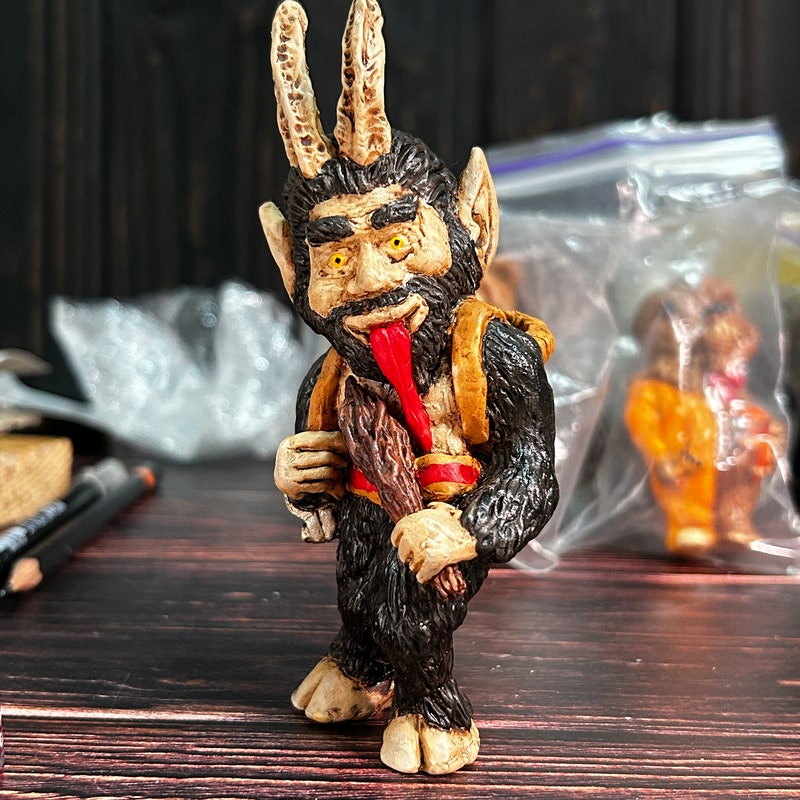 Krampus Figurine - Etsy