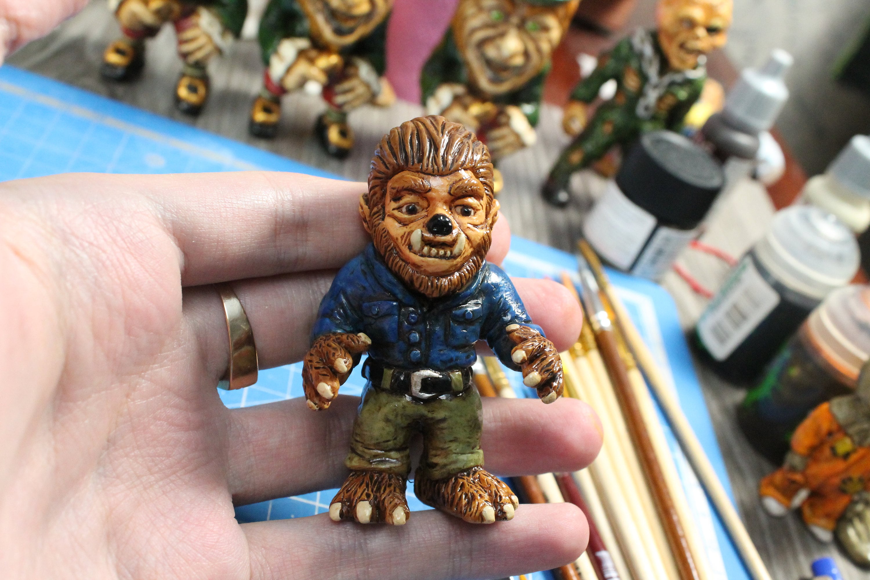 Wolfman , Horror, Halloween, Art Toy, Maniac, Figure - Etsy