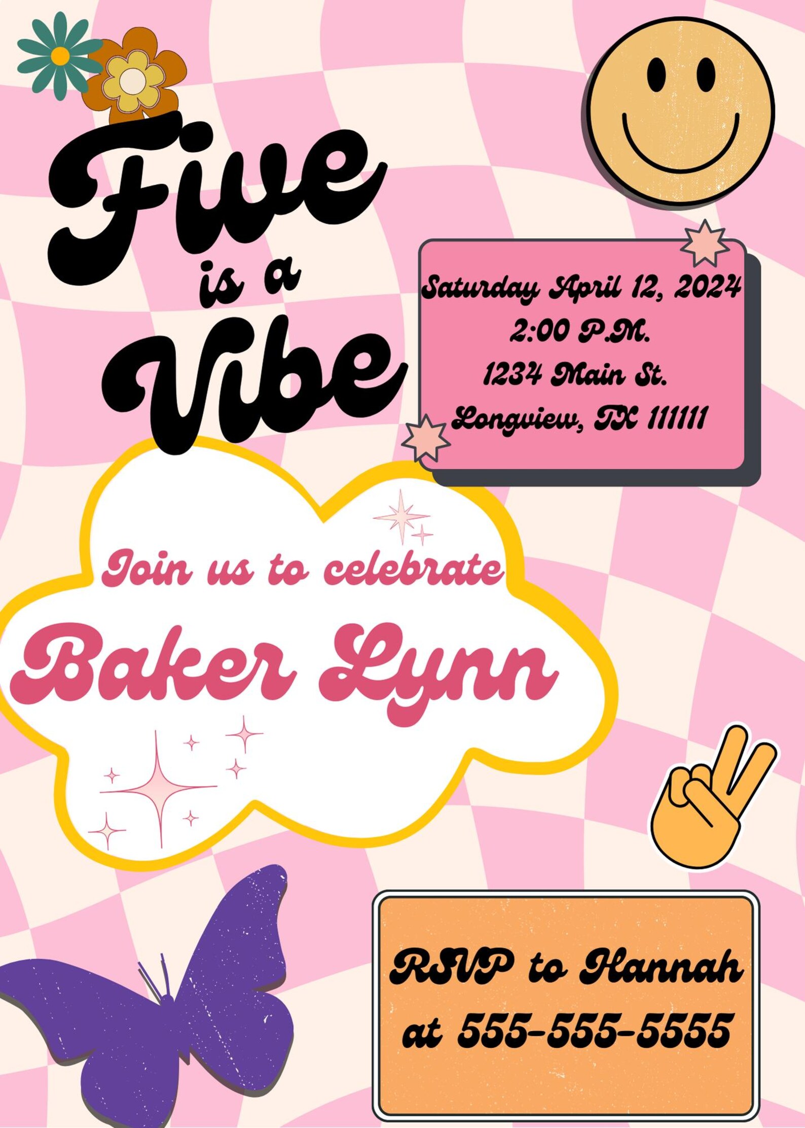 Retro Birthday Invitation - Etsy