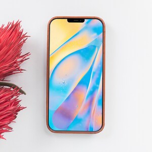 IPhone 13 Mini Personalized Leather Phone Case Customized - Etsy