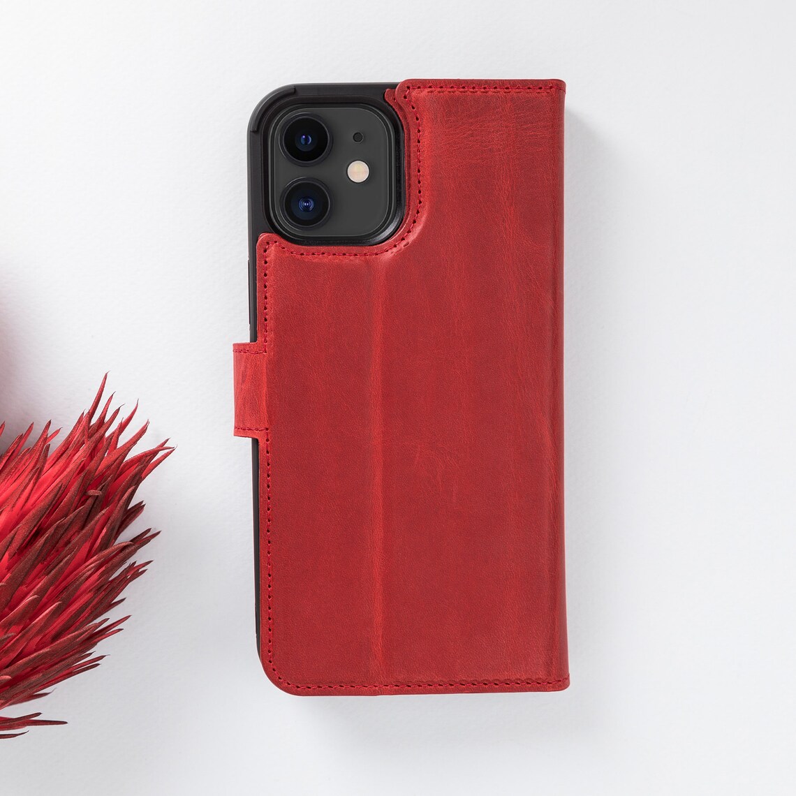 IPhone 12 Mini Leather Womens Wallet Best Phone Case for | Etsy