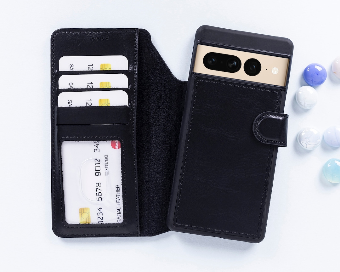 Leather Pixel 8 Case, Pixel 8 Pro Wallet, Google Pixel 7 Magnetic ...