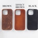 IPhone 13 Mini Personalized Leather Phone Case Customized - Etsy