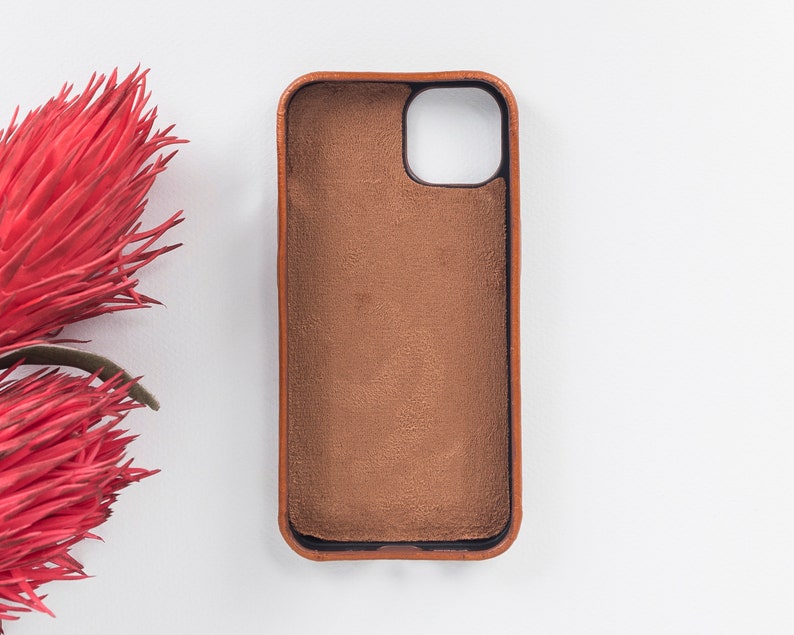 Iphone 13 Mini Personalized Leather Phone Case Customized - Etsy