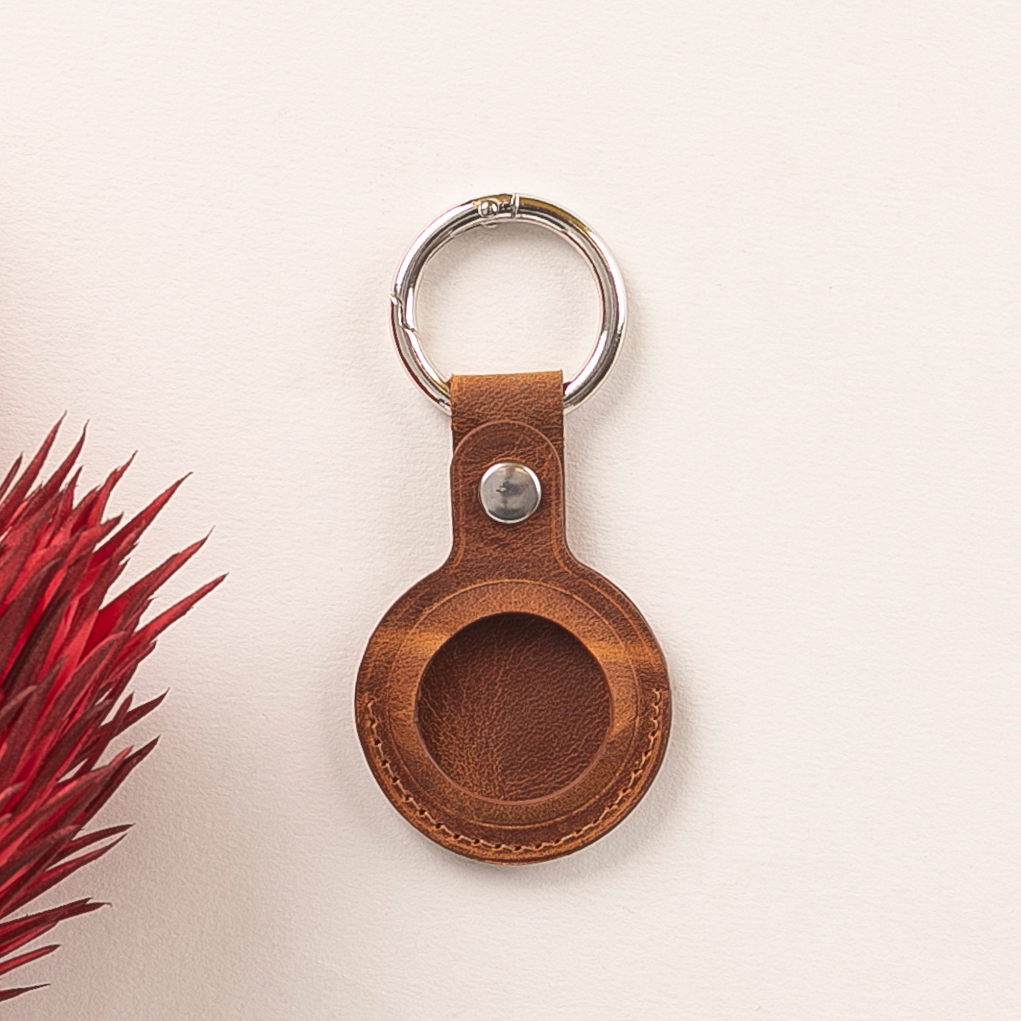 Airtag Case Leather Airtag Case Full Grain Leather Airtag - Etsy