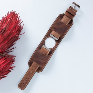 Cuff Leather Band for Fitbit Versa 4 - Sense 2 - Versa 3 - Sense - 2 ...