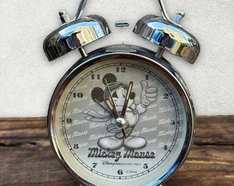 Vintage Mickey Mouse Alarm Clock - Etsy