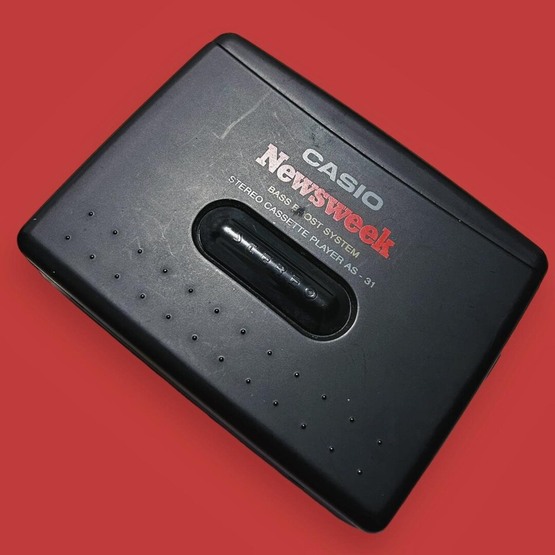 Vintage 90s Casio Cassette Tape Player - Etsy