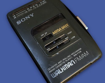 90s Sony Tape Player - Etsy