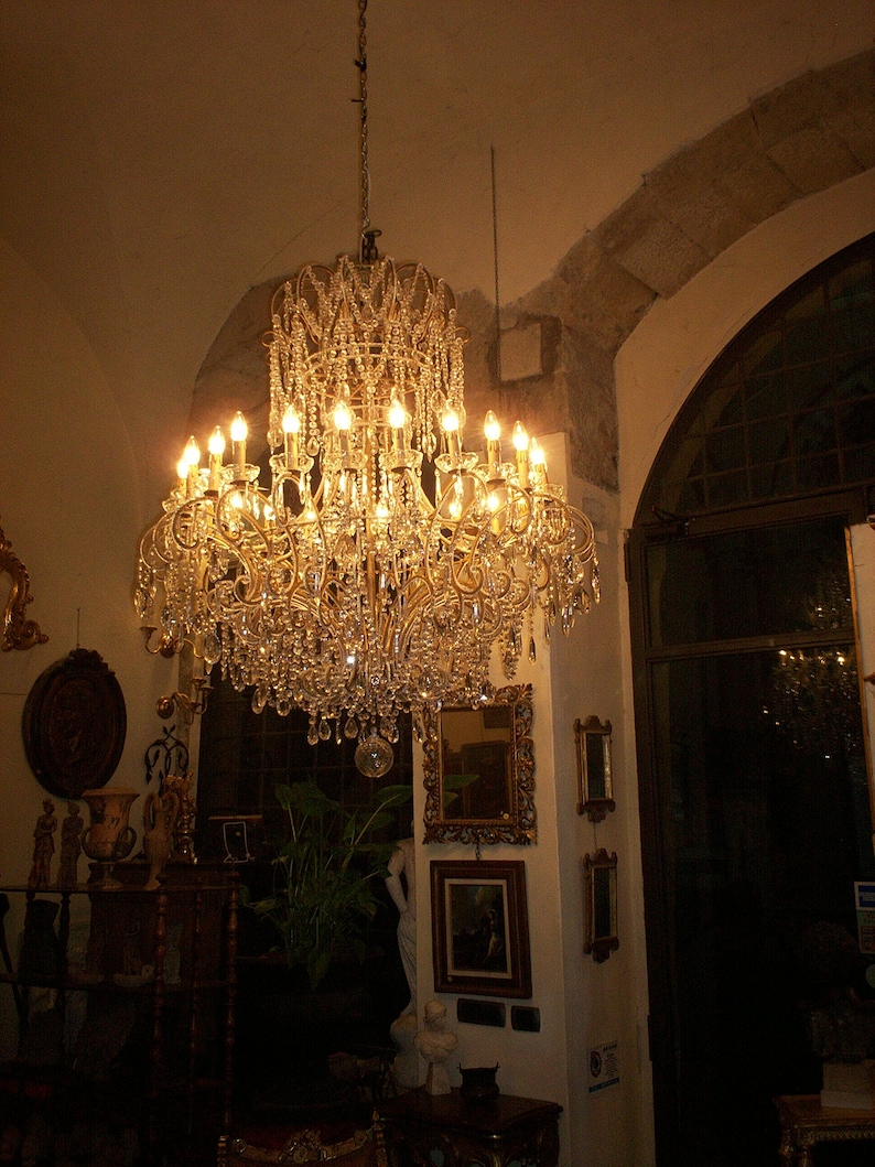 Handmade Crystal Chandelier – Italian Artisan Lighting – Luxury Home ...