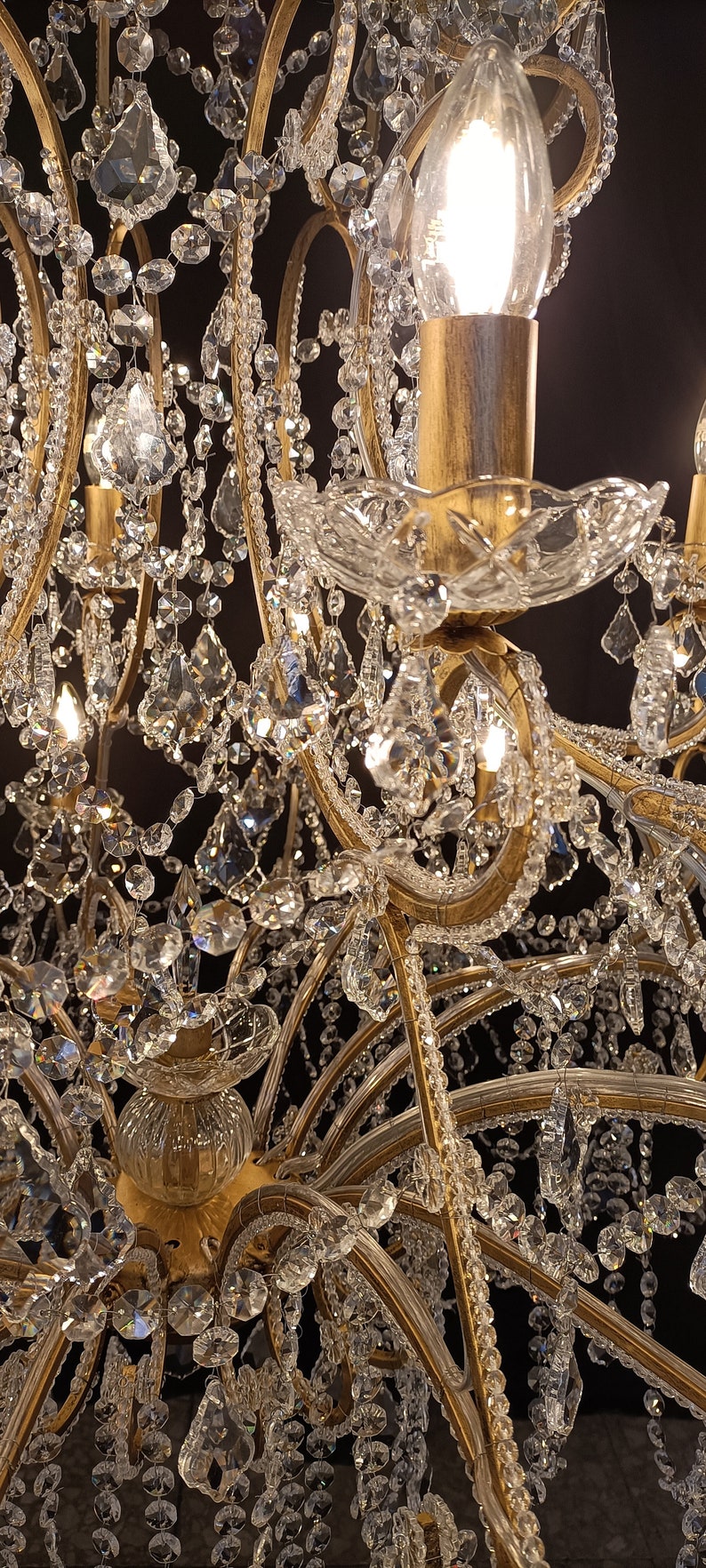 Handmade Crystal Chandelier – Italian Artisan Lighting – Luxury Home ...