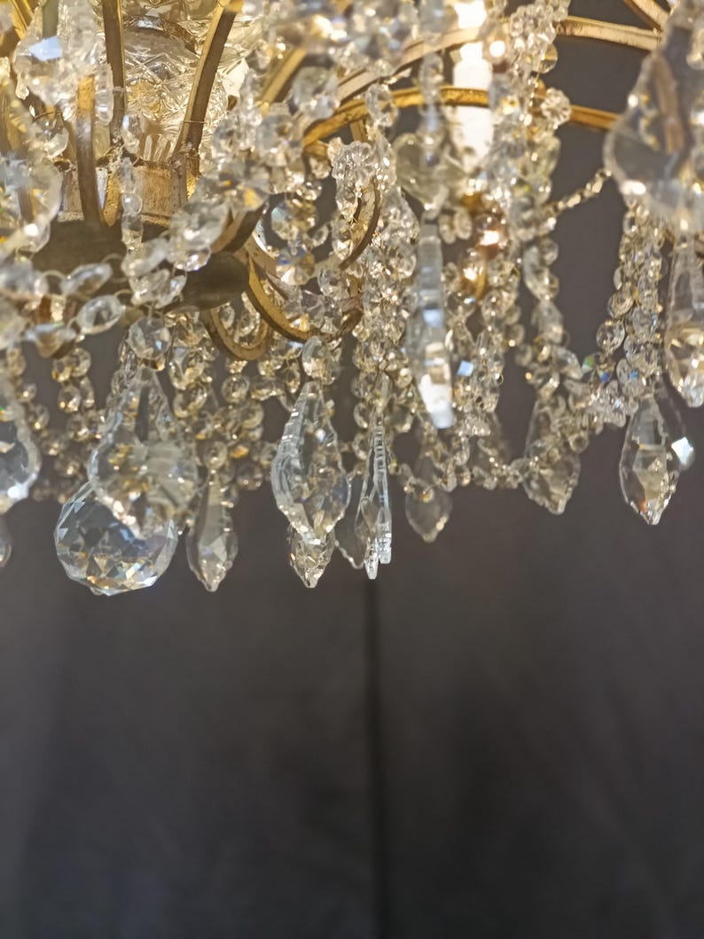 Handmade Crystal Chandelier – Italian Artisan Lighting – Luxury Home ...