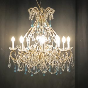Handmade Crystal Chandelier – Italian Artisan Lighting – Luxury Home ...