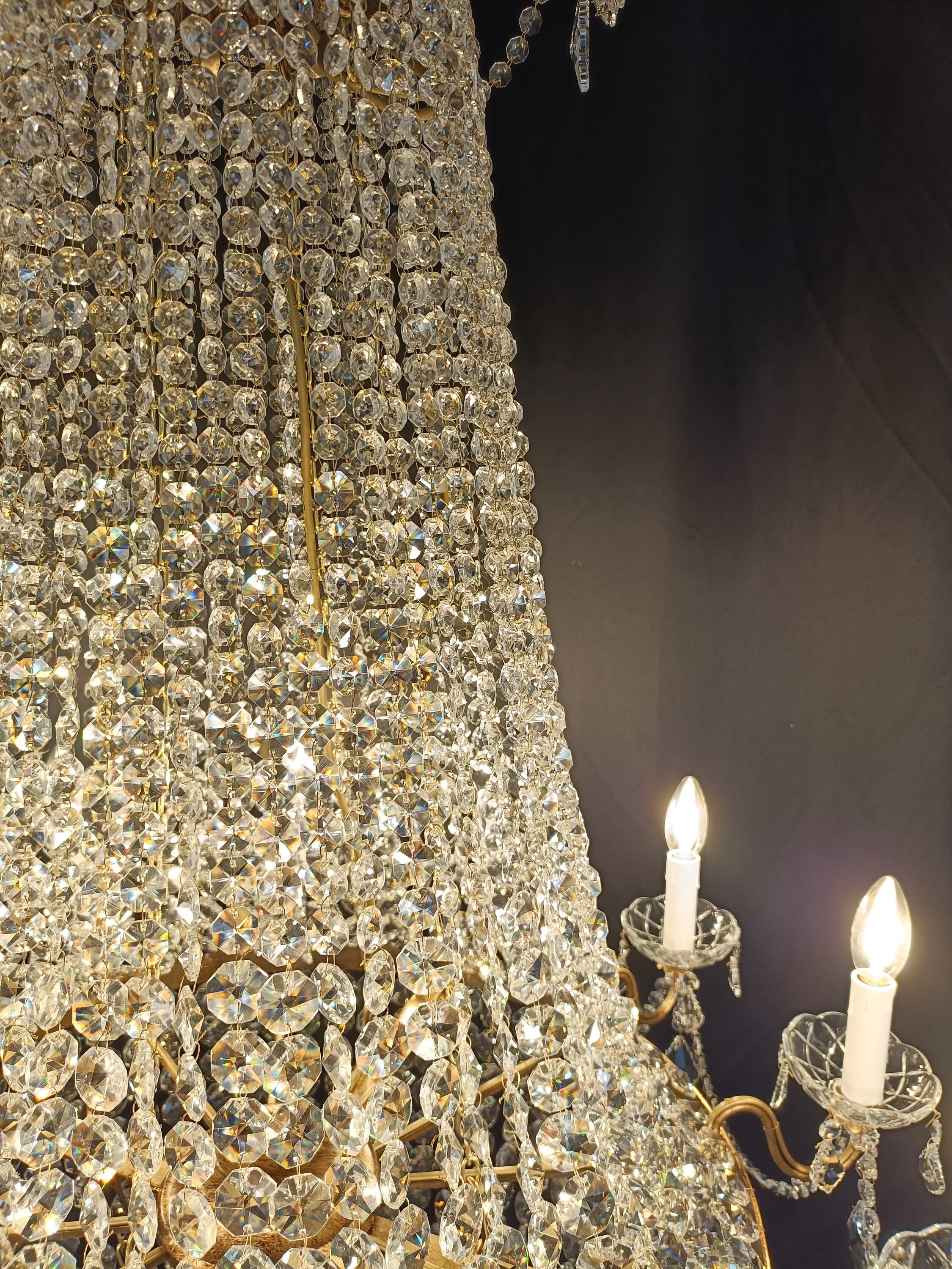 Handmade Crystal Chandelier – Italian Artisan Lighting – Luxury Home ...