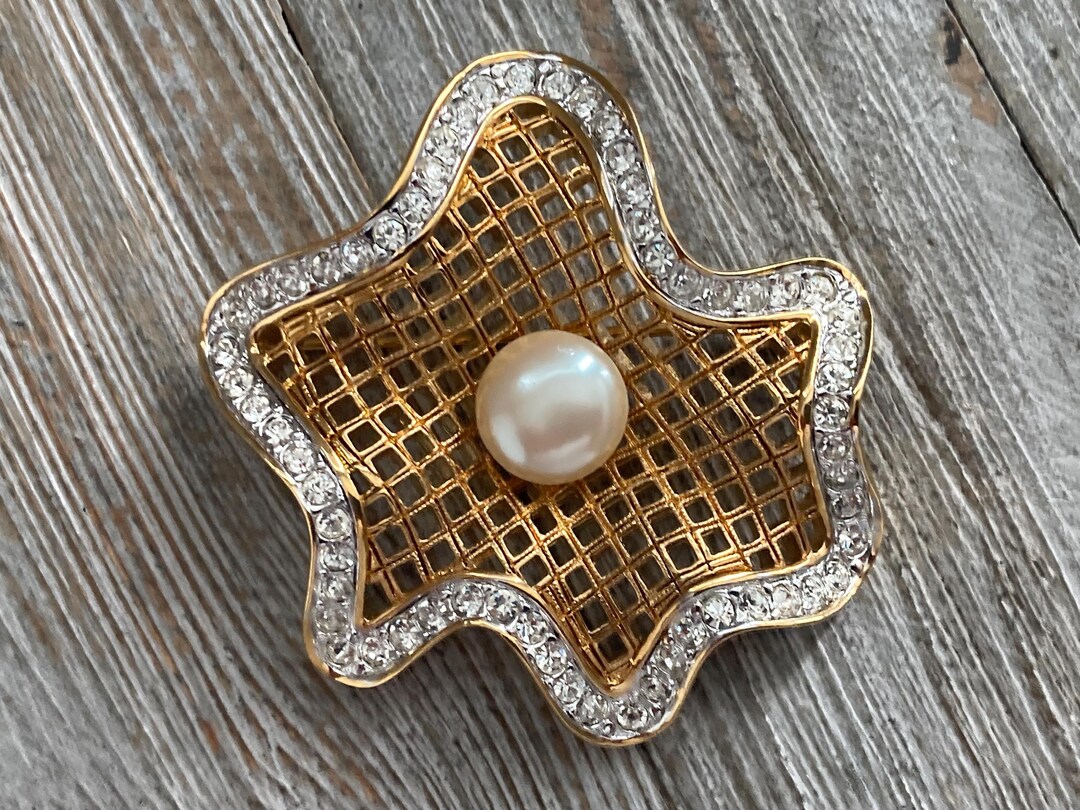 Beautiful NINA RICCI New Old Stock Vintage 1980's-90's Gold With ...