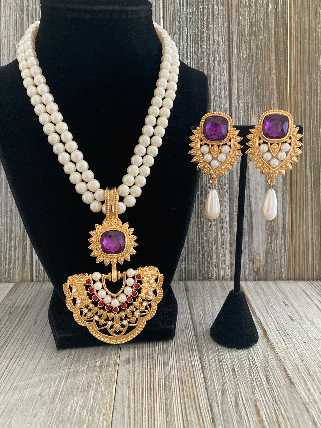 Breathtaking SHAILL JHAVERI for Avon Rare Vintage 1993 Imperial ...