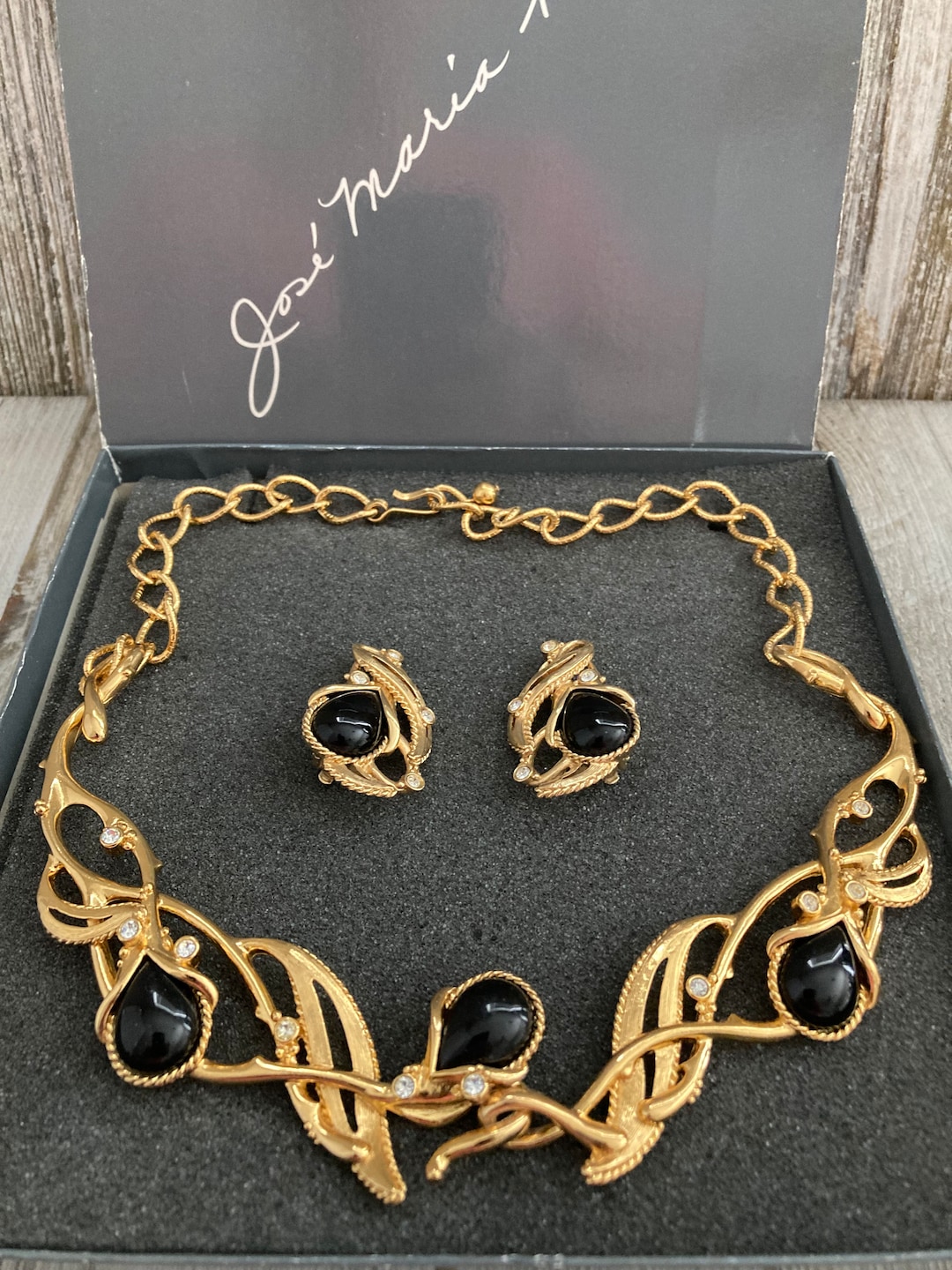 Stunning BARRERA for AVON NOS Vintage 1990 Granada Collection Gold and ...