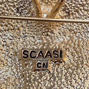 Magnificent SCAASI Signed 1990's Massive Couture Gold Heart Shaped ...