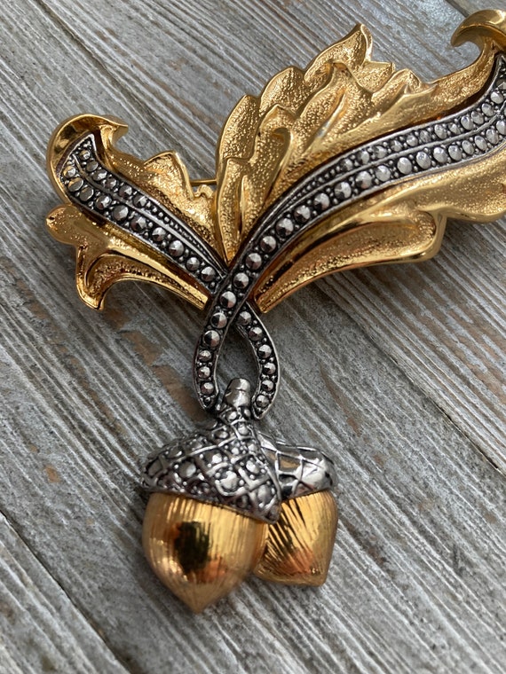 Beautiful AVON Vintage 1990's Gold And Silver Massive… - Gem