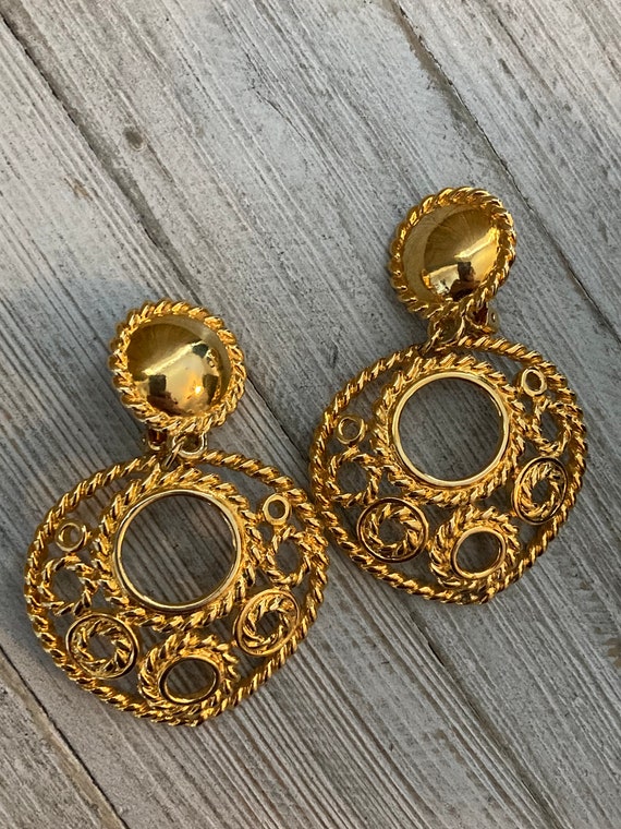 Vintage 1990's Avon Massive Gold Modern Doorknocker S… - Gem Vintage 1990's Avon Massive Gold Modern Doorknocker S… - Gem