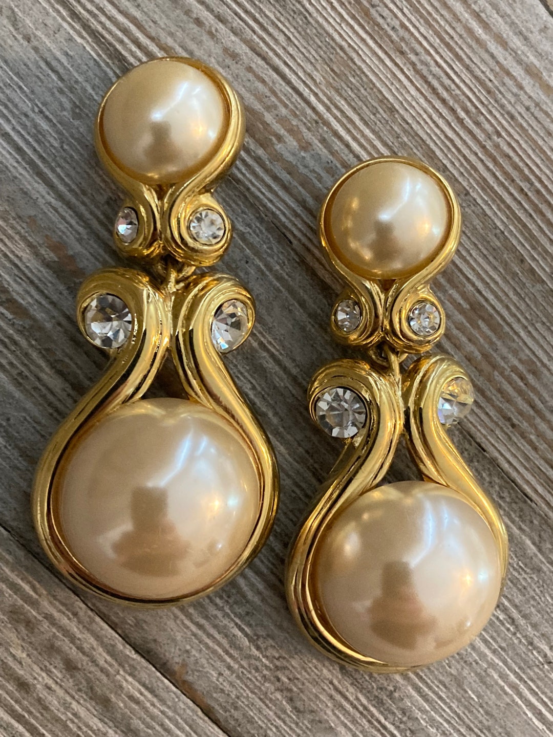 Gorgeous New Old Stock St Dougal Vintage 1990's Massive Gold With Faux ...