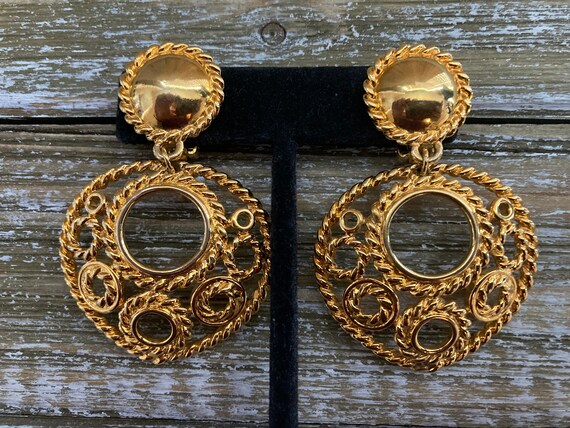 Vintage 1990's Avon Massive Gold Modern Doorknocker S… - Gem Vintage 1990's Avon Massive Gold Modern Doorknocker S… - Gem