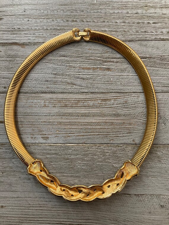 Beautiful MONET Vintage 1990's Gold With Rhinestones … - Gem