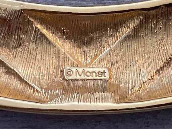 Beautiful MONET Vintage 1990's Chunky Gold And Black … - Gem