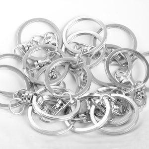 Split Key Rings With Clasps, DIY Keychain Gift, 5pcs Keychain Making ...
