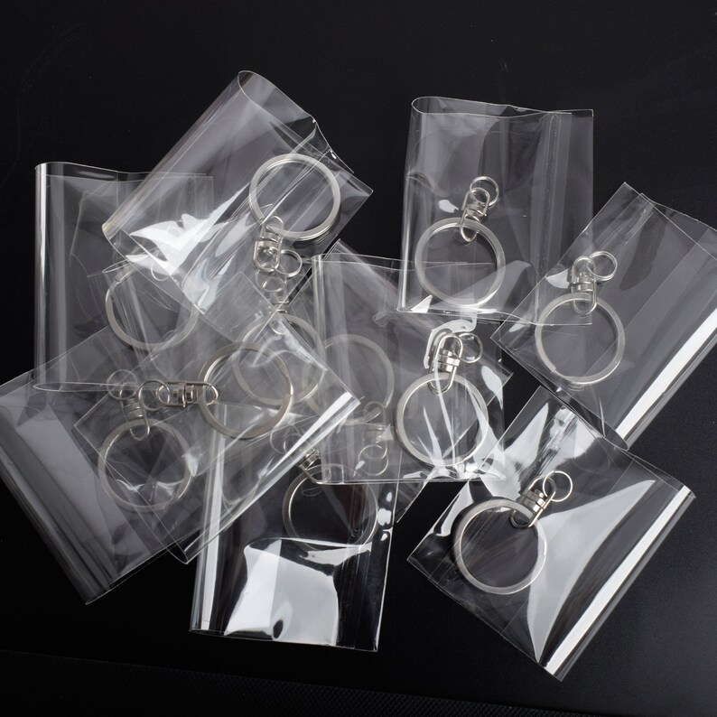 Split Key Rings With Clasps, DIY Keychain Gift, 5pcs Keychain Making ...