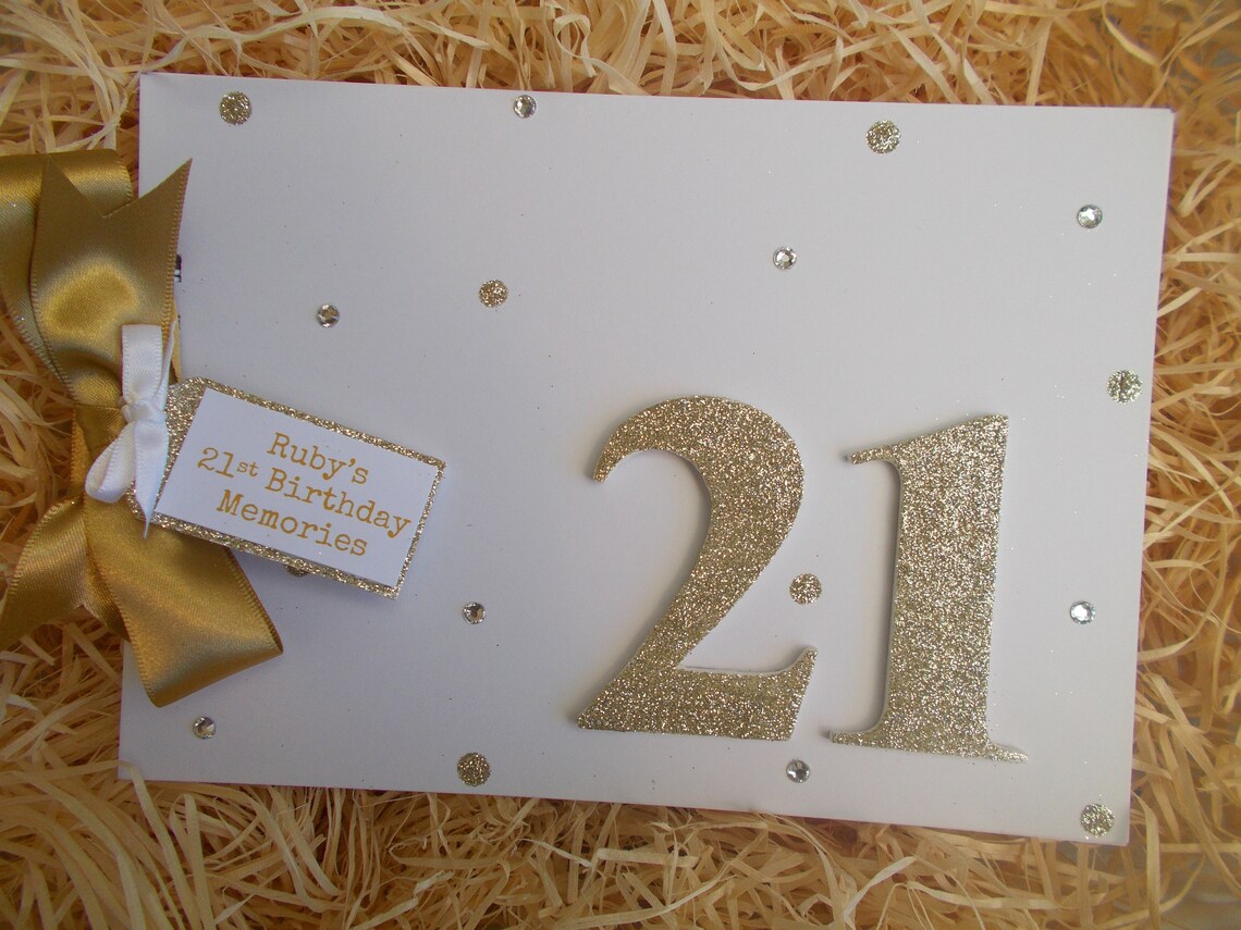 Personalised Milestone 21st Birthday Memory Scrapbook Photo - Etsy