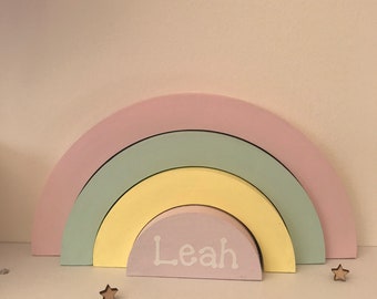 Pastel Rainbow Decor | Etsy