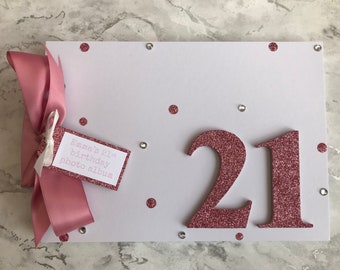 Personalised 21st Birthday Memory Book - Etsy