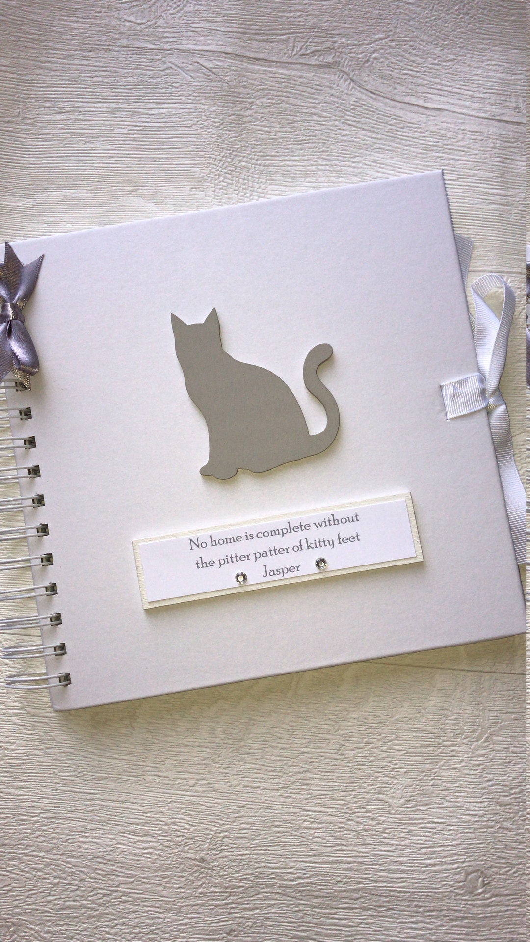 Personalised 8x8 Cat Memory Book Scrapbook Photo Album Gift - Etsy