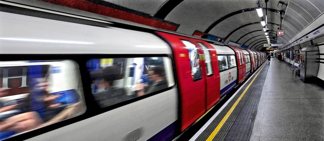 London Tube Station Colour Photograph,london Underground Colour ...