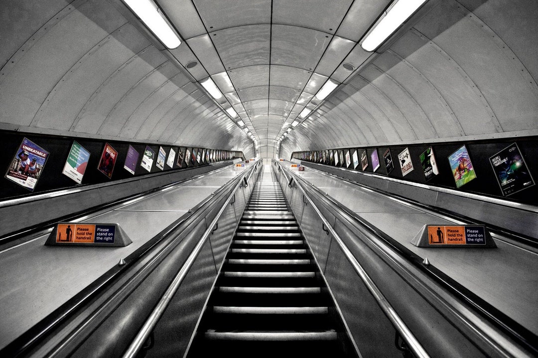 London Underground 4 Photography Art, Tube Station Photographic Wall ...