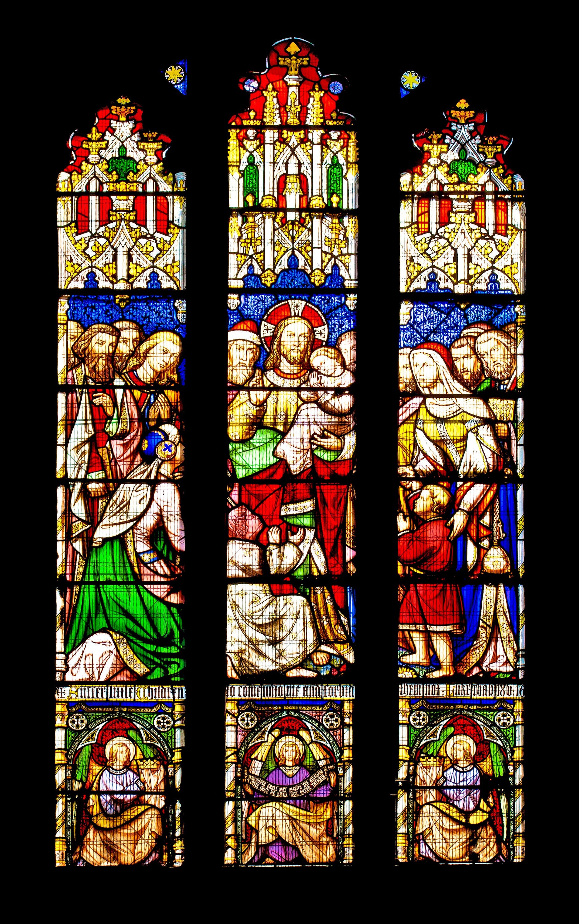 Church Stained Glass Window Photography Religious Scene - Etsy UK