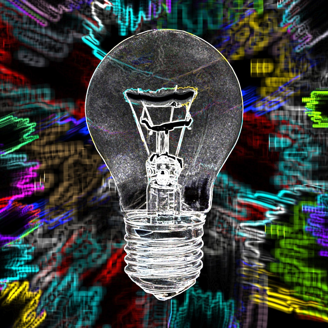 Light Bulb Art 1-photographic Print Only-unframed - Etsy