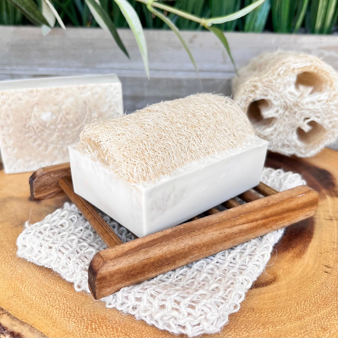 Oatmeal Loofah Soap Bar: Exfoliating Body Scrub - Etsy