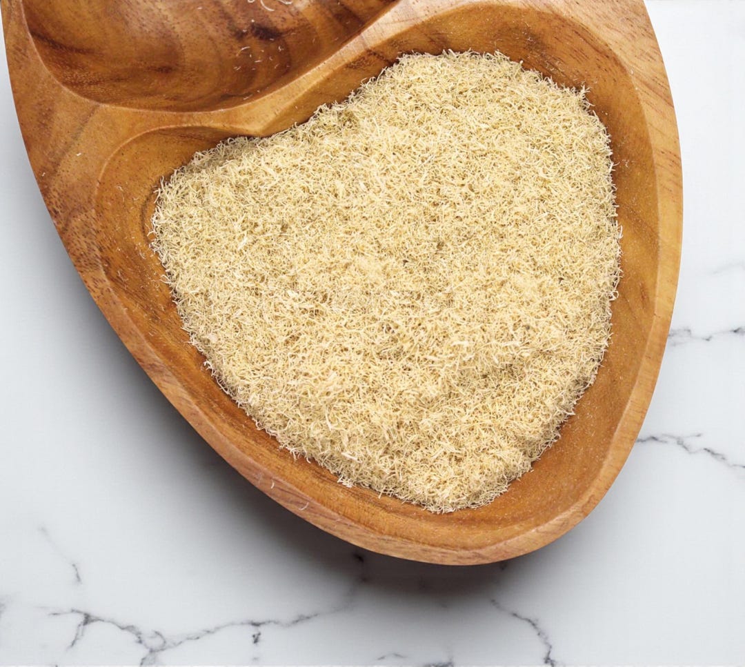 1 LBS Shredded Loofah Powder: Gentle Exfoliating Scrub Additive - Etsy